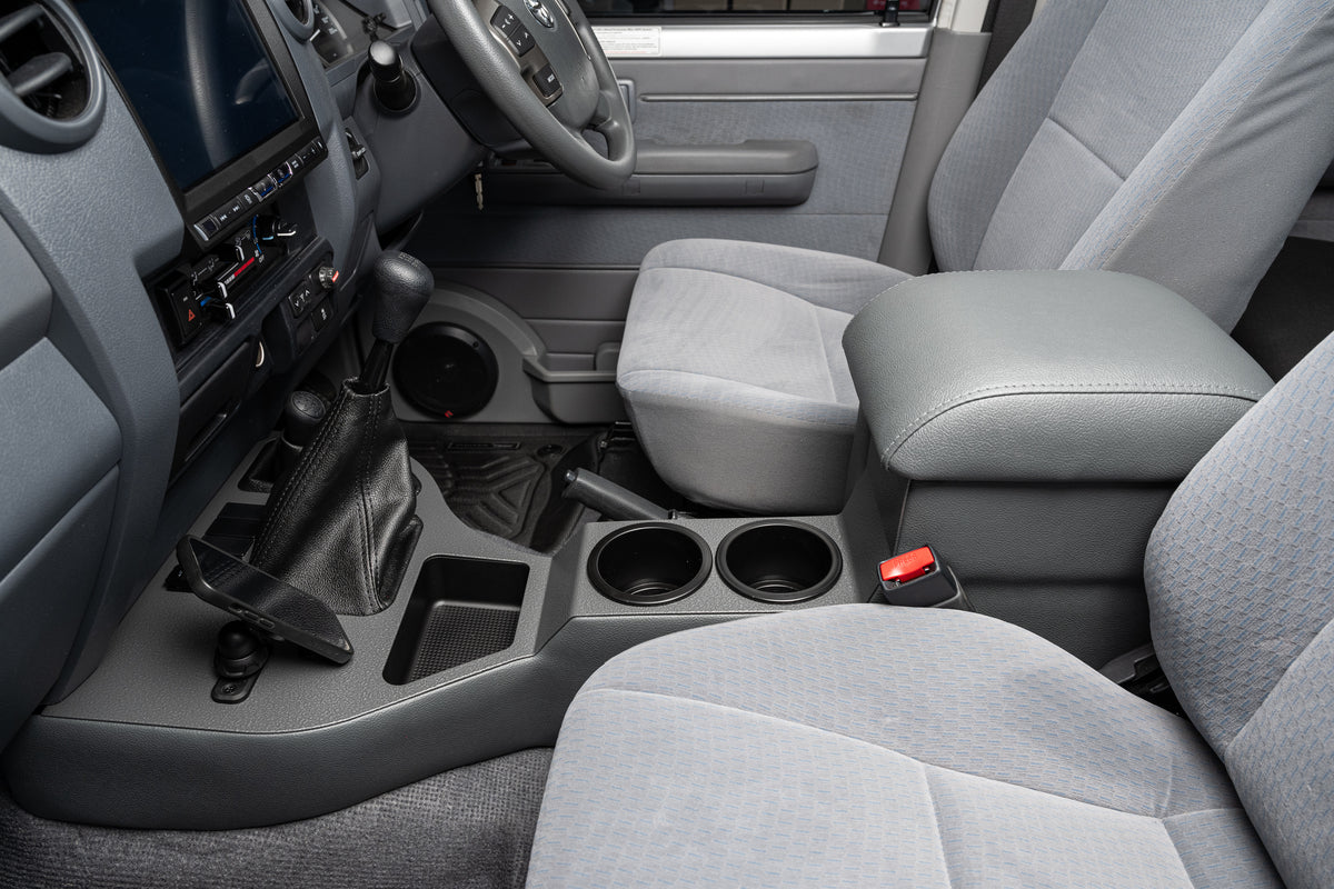 Full Length Centre Console – with Quadlock Magnetic Pivot Head Phone C ...